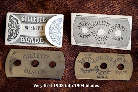 Early Gillette Razor Blades – The Early Gillette Double Ring Safety ...